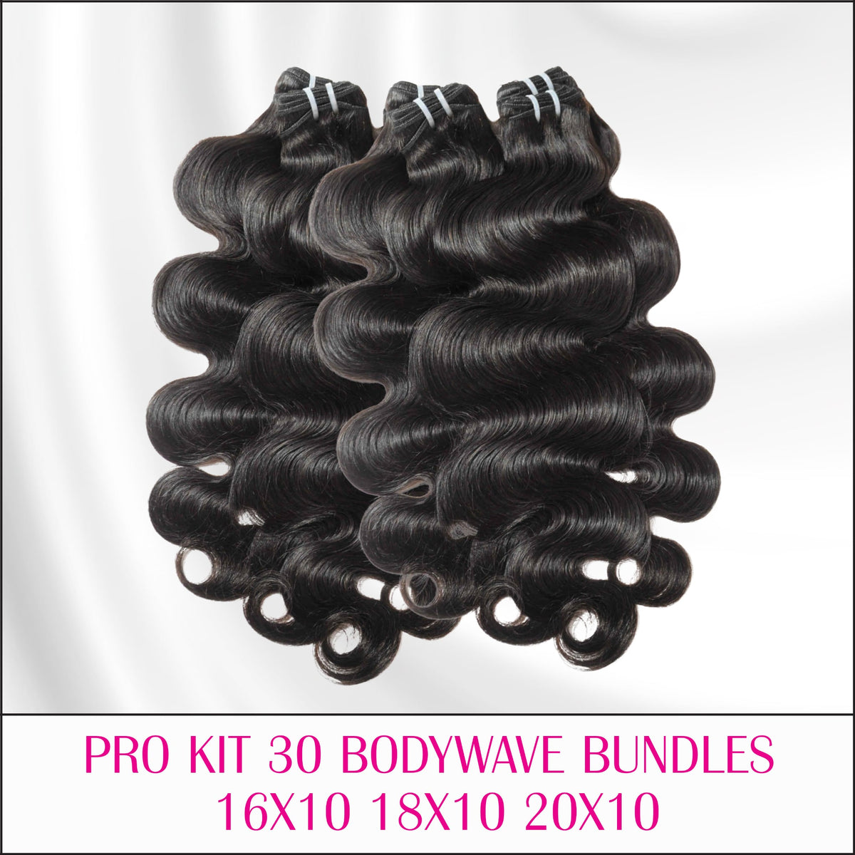 Pro Kit – 30 Virgin Body Wave Hair Bundles for Stylists (Wholesale ...